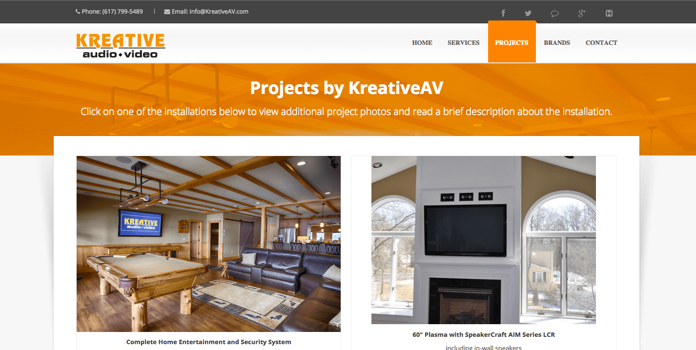 Projects by Kreative Audio & Video